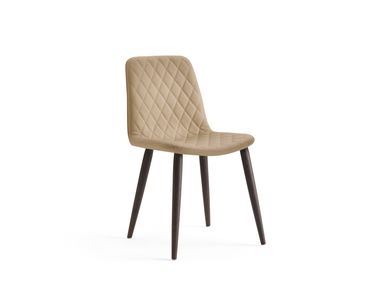 LENNY Upholstered leather chair By EFORMA