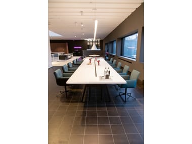 LEVEL SYSTEM | Rectangular meeting table By COR design Uwe Fischer