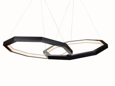 LED direct light pendant lamp with dimmer DIAMOND LUXENNEA By Karice ...