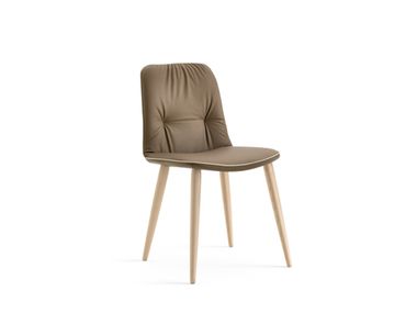 LISA Upholstered leather chair By EFORMA