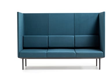 LONGO 3 seater high-back fabric sofa By ACTIU | design Ramos&Bassols