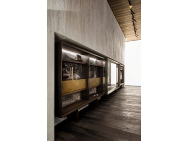 LOOM PROGRAM Solid wood storage wall By Henge | design Massimo Castagna
