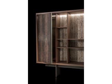 LOOM PROGRAM DOORS Solid wood storage wall By Henge | design Massimo ...
