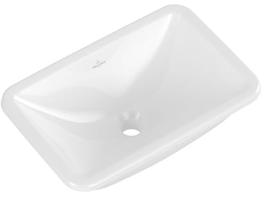LOOP & FRIENDS Lavabo da incasso sottopiano rettangolare in ceramica By ...