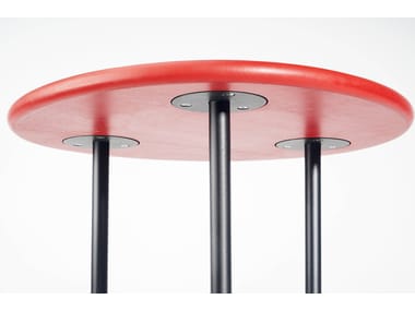 LOTUS S | Coffee table Round wooden coffee table By grado design