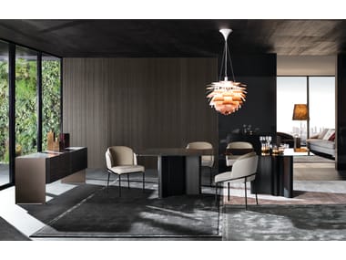 LOU DINING Table By Minotti | design Christophe Delcourt