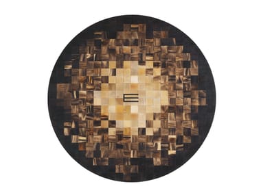 ALEPPO Low round wooden coffee table By ETRO Home Interiors
