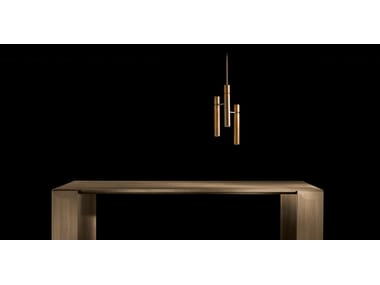 LY Rectangular solid wood table By Henge | design Massimo Castagna