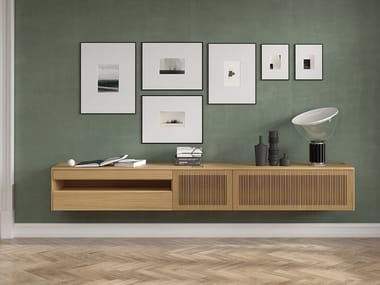 MALMÖ TECHNIC | Suspended sideboard By Punt design Mario Ruiz