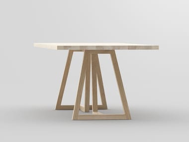 MARGO | Rectangular table Rectangular solid wood table By Vitamin ...