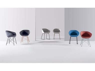 MAYA TRC UP | Fabric chair Maya Collection By SOFTLINE 1979