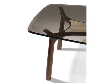 MEMOS Rectangular glass living room table By Giorgetti | design Roberto ...