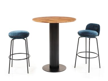 MERWYN Upholstered barstool with footrest By Wittmann | design ...