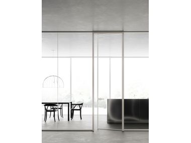 MIES SINGLE GLASS Movable wall By ADL | design Massimo Luca