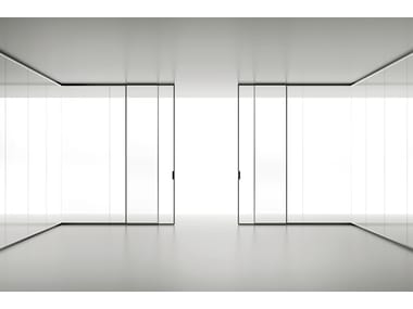 MIES SINGLE GLASS Movable wall By ADL | design Massimo Luca