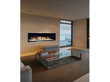 Gas built-in fireplace ML72 Timberline/Décor Linear Collection By Mendota