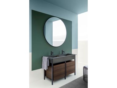 Floor-standing vanity unit with drawers NARCISO DOPPIO Narciso ...