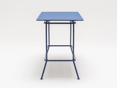 NEW SCHOOL Rectangular metal high table By MDD