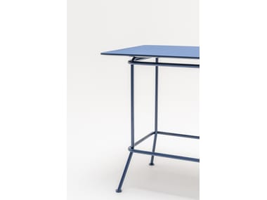 NEW SCHOOL Rectangular metal high table By MDD