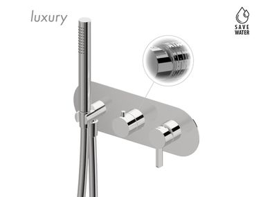 BLINK CHIC Recessed shower set with hand shower and diverter By newform