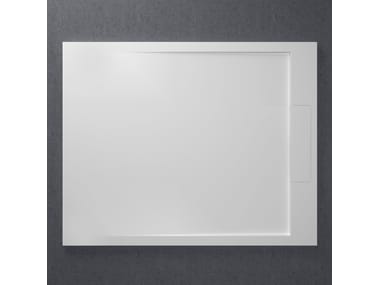 OPULENCE - KIT B Rectangular glass Walk in shower with tray By LUSSO