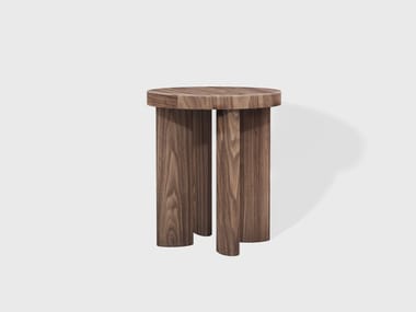 Wooden stool ORBIT 03 Orbit Collection By Matter Made
