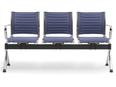 ORIGAMI TD | Beam seating Freestanding steel beam seating with armrests ...