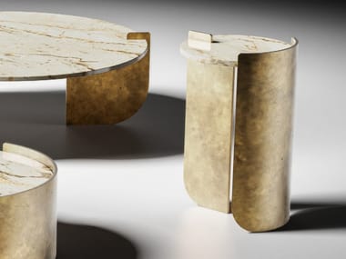 OSIRIS Round ceramic high side table By CASA +39