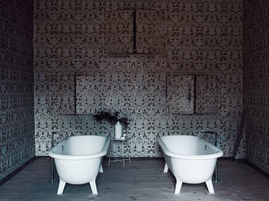 OTTOCENTO Oval Cristalplant® bathtub on legs By Agape