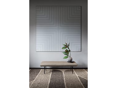 PAN FLUTE Leather bench seating By Saba Italia | design Paolo Grasselli