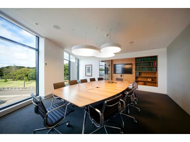 FLAT MOON LED pendant lamp By Modular Lighting Instruments