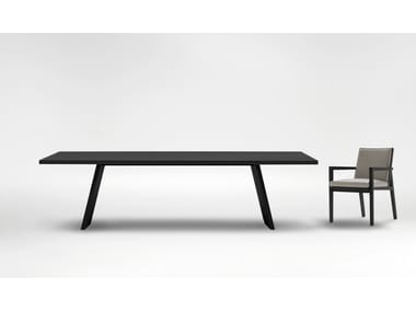 PI Rectangular walnut table By CAMERICH