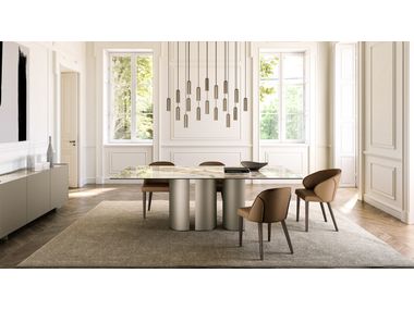 PLAI Rectangular ceramic table By EFORMA | design Ollen Pal