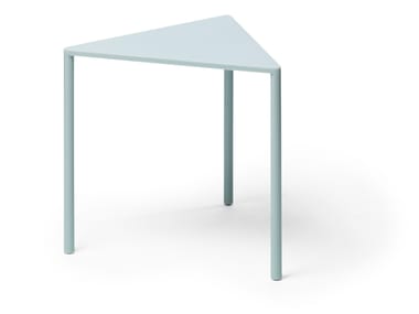 Modular triangular Corian® side table POINT 30° Point Collection By ...