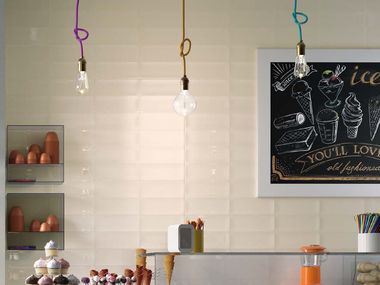 Double-fired ceramic wall tiles POP V Pop Collection By Imola