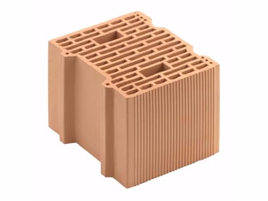 Brique porteuse pour maçonnerie armée Porotherm 25-30/19 Ligne ...