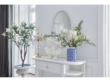 PRINCESS Demilune wooden console table with drawers By Arrediorg.it®