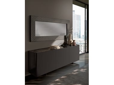 PRISMA Espejo rectangular de cuero By EFORMA | design Antoy Filips