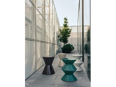 CESAR OUTDOOR Outdoor stool / coffee table By Minotti | design Rodolfo ...