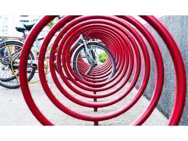 SPYRA Steel bicycle rack By Metalco | design Alfredo Tasca
