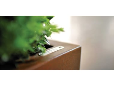 ALFA BETA GAMMA Corten™ flower pot By Metalco | design Raffaele Lazzari