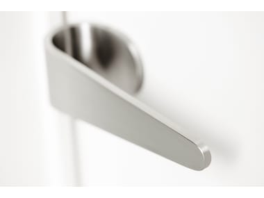 FOLD Stainless steel door handle with lock By Formani | design Tord Boontje