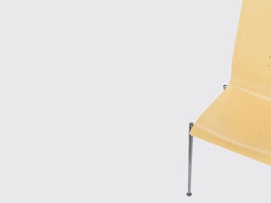 FOX | Chair Stackable wood veneer chair By Brunner