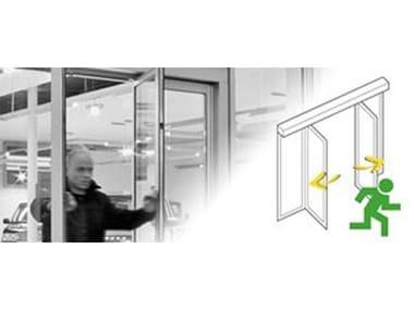 Automatic sliding door drive unit DESIGN SLX By Gilgen Door Systems