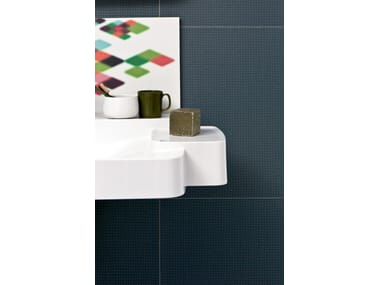 PICO UP BLUE Porcelain stoneware wall tiles By Mutina