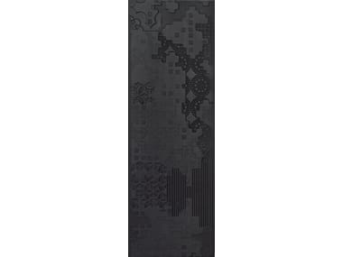 BAS-RELIEF PATCHWORK NERO Indoor porcelain stoneware wall/floor tiles ...