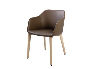FINA CLUB | Leather chair By Brunner design Wolfgang C.R. Mezger