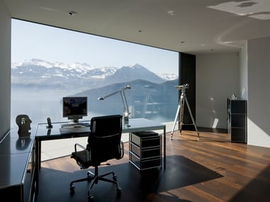 USM HALLER HOME OFFICE TABLE | Height-adjustable writing desk By USM ...