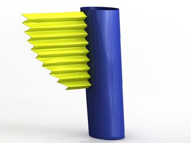 LA COUPOLE Aluminium vase By altreforme | design Elena Cutolo