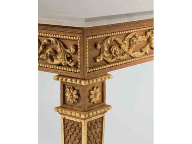 Rectangular oak console table MG 5060/ROV By OAK